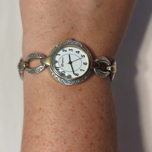 Brighton | Accessories | Brighton Alta Two Tone Bracelet Watch | Poshmark